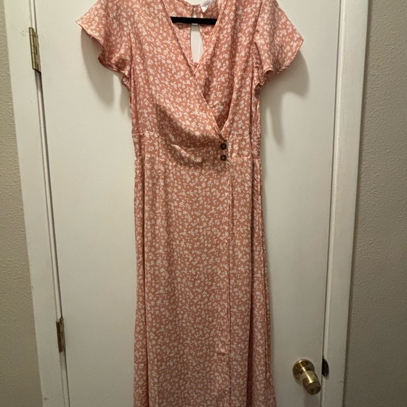 Sienna Sky | Dresses | Sienna Sky Pink Floral Maxi Dress | Poshmark